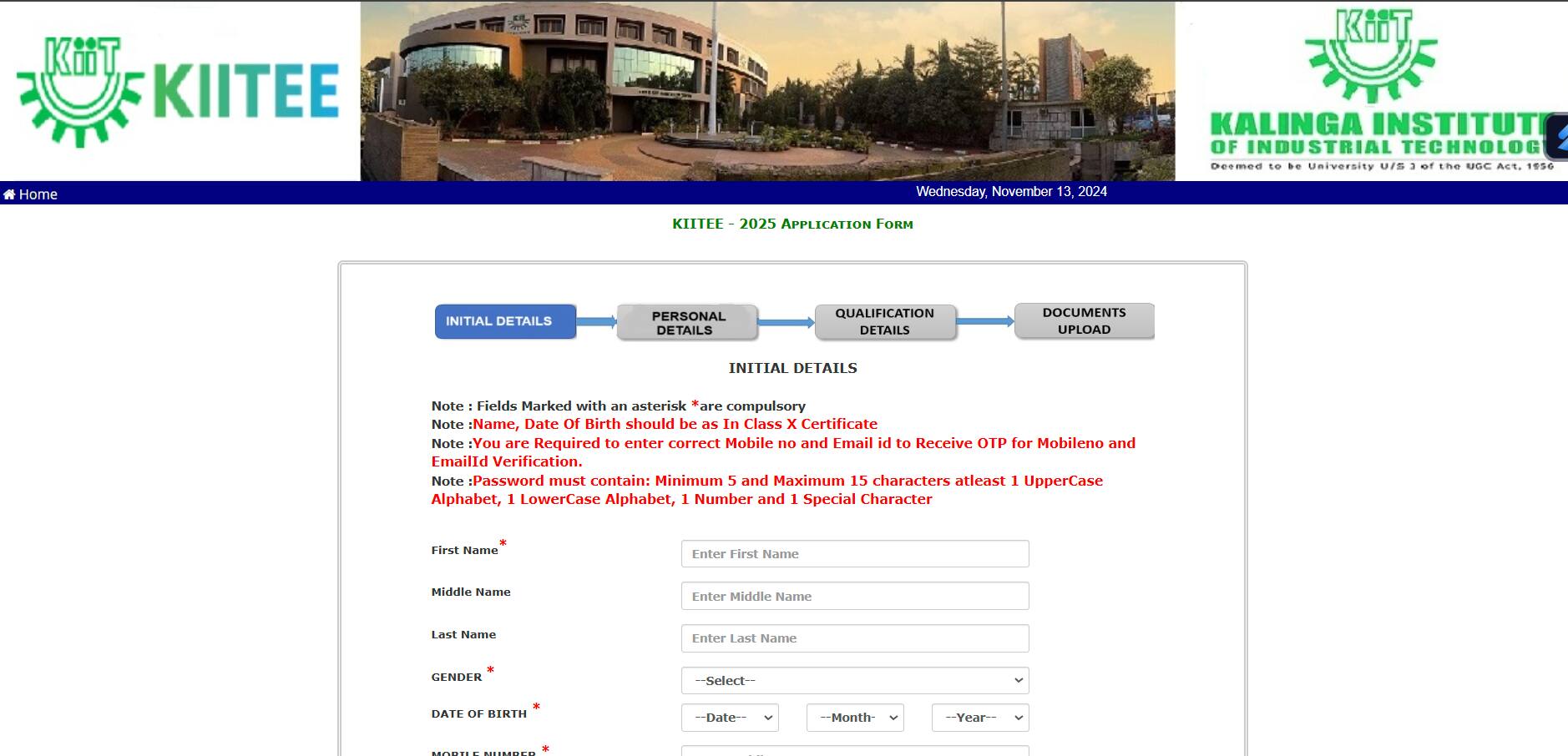 KIITEE Application Form 2025 Phase 2 (Out): Registration, How to Apply ...